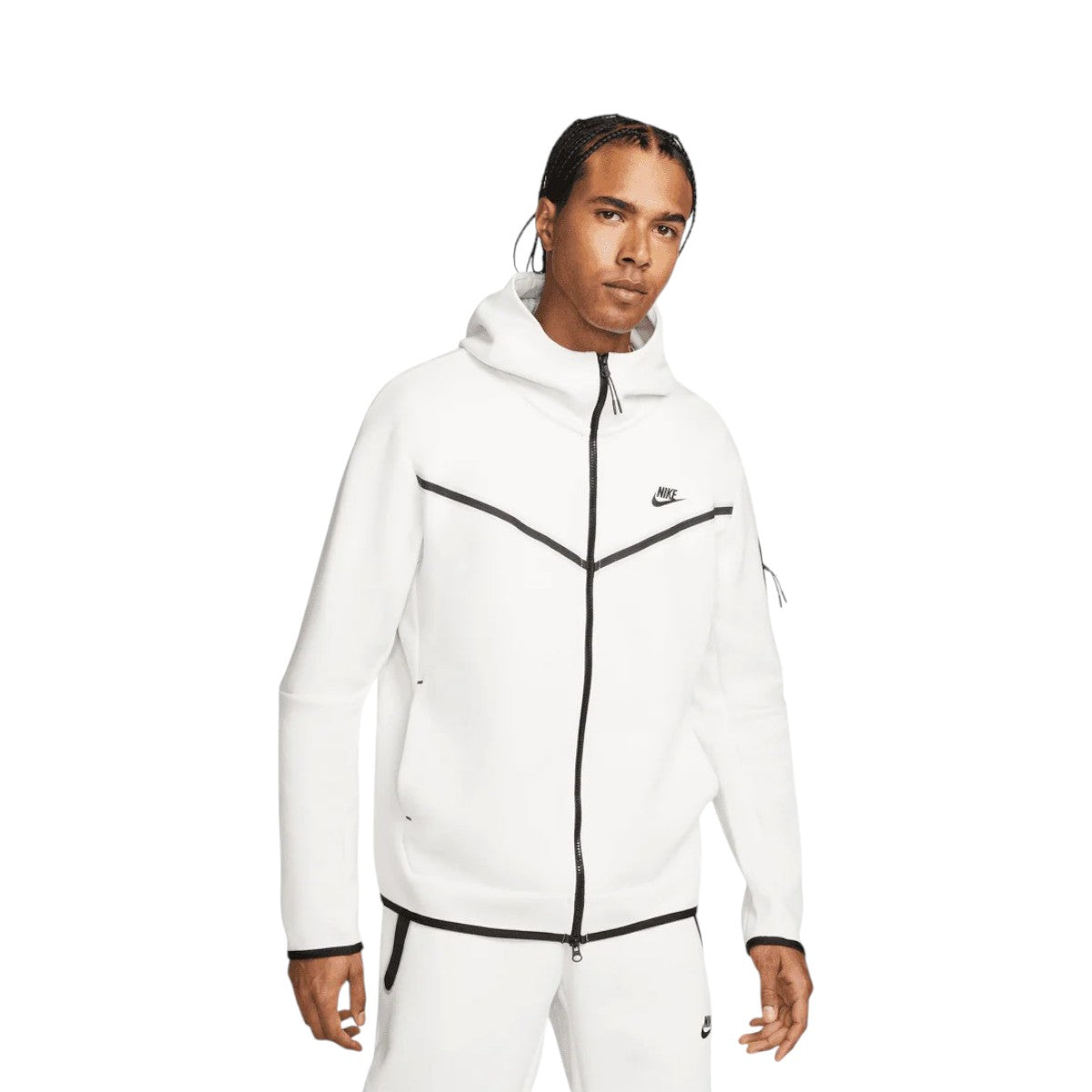 Poleron Nike Tech Fleece Full-Zip White – Jorniex